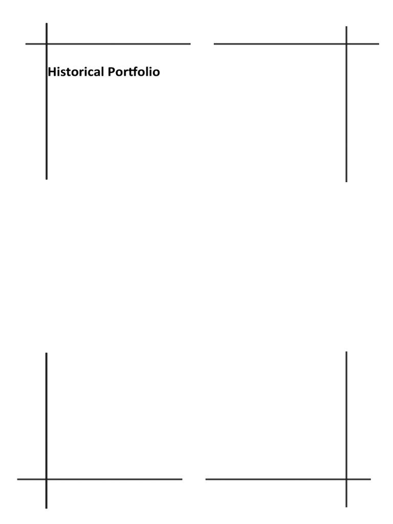 Historic Portfolio | PDF