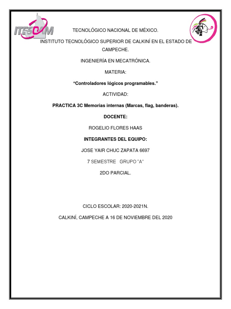 PRACTICA 3C Memorias Internas (Marcas, Flag, Banderas) | PDF
