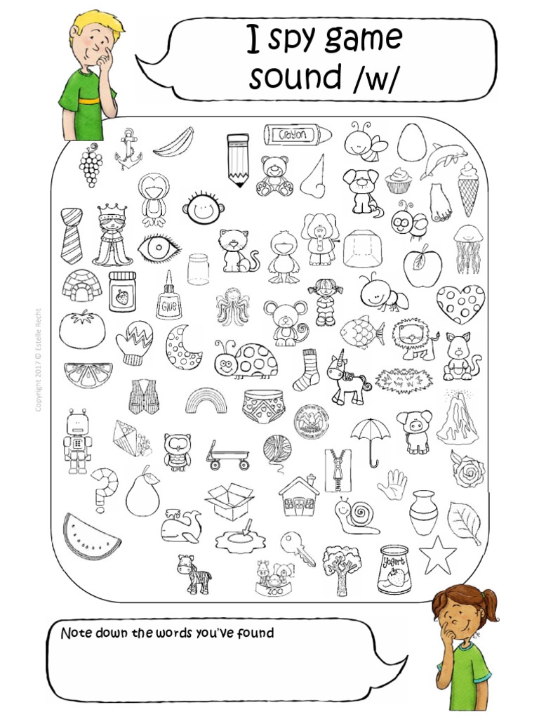I Spy English Sounds | PDF