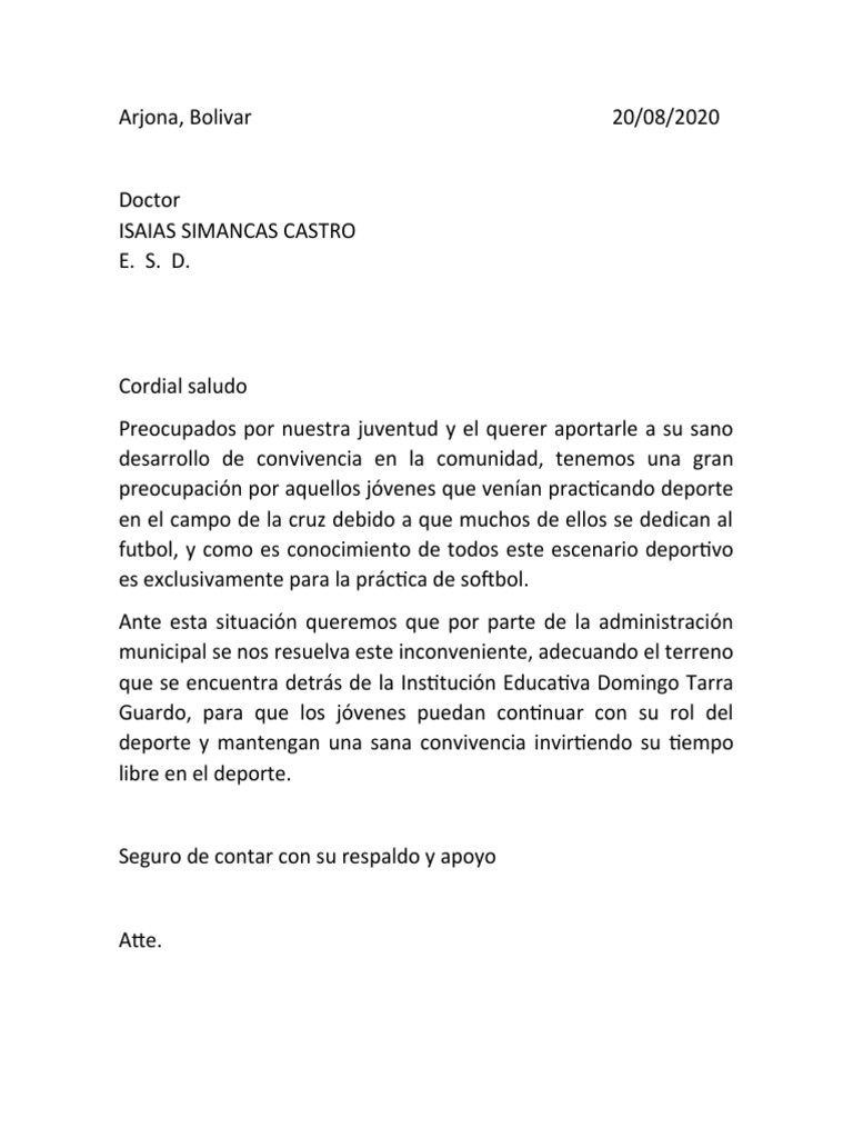 Carta 12345 | PDF