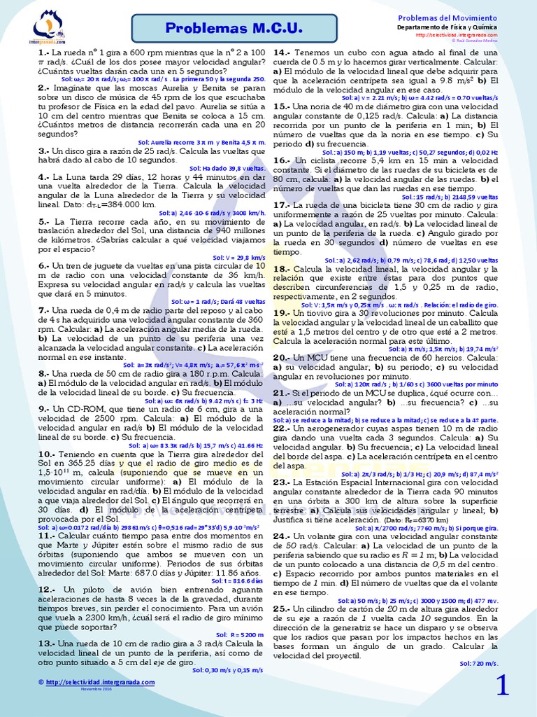 Prob MCU | PDF | Dom | Tierra