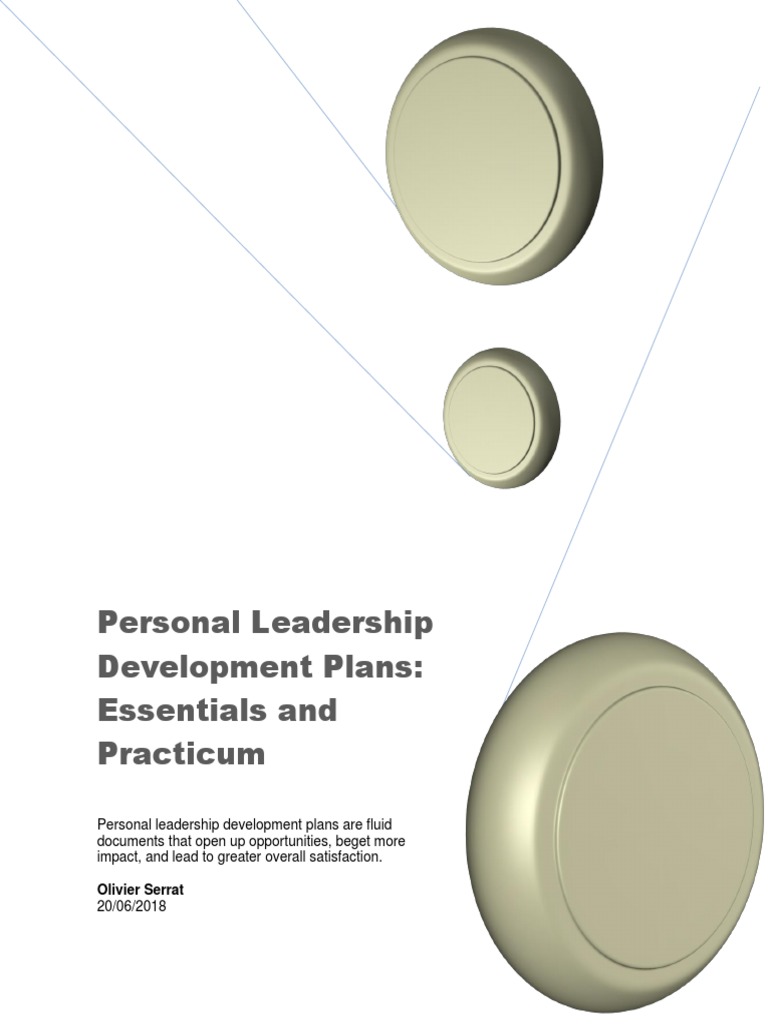 Personal Leadership Development Plans: Essentials and Practicum | PDF ...