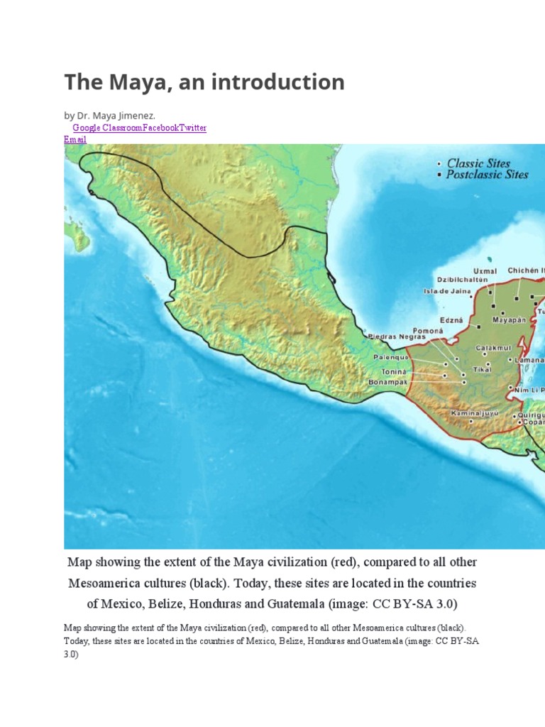 The Maya, An Introduction: by Dr. Maya Jimenez | PDF | Maya ...