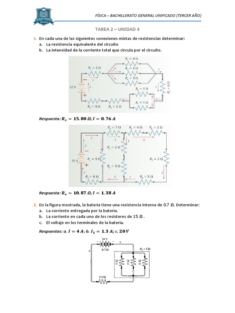 Circuitos Complejos | PDF