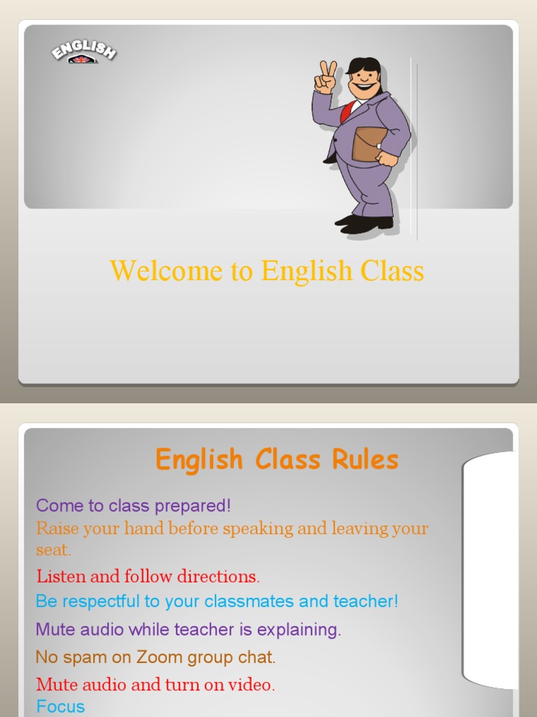 English Class Rules | PDF