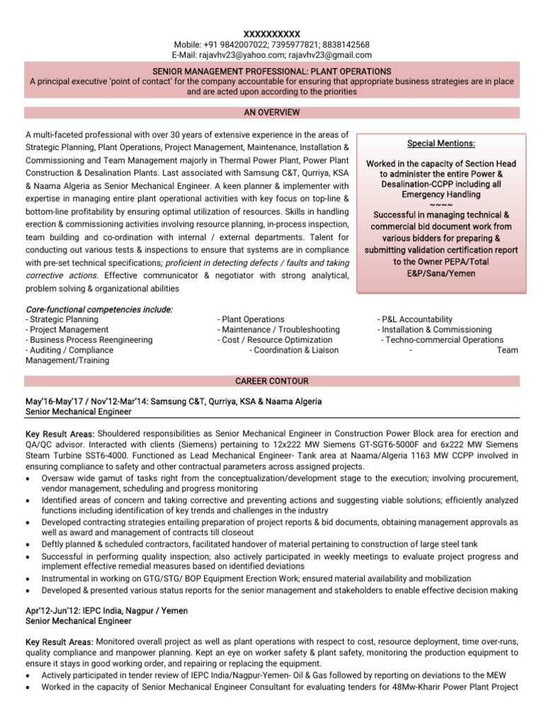 Combination Resume Format | PDF