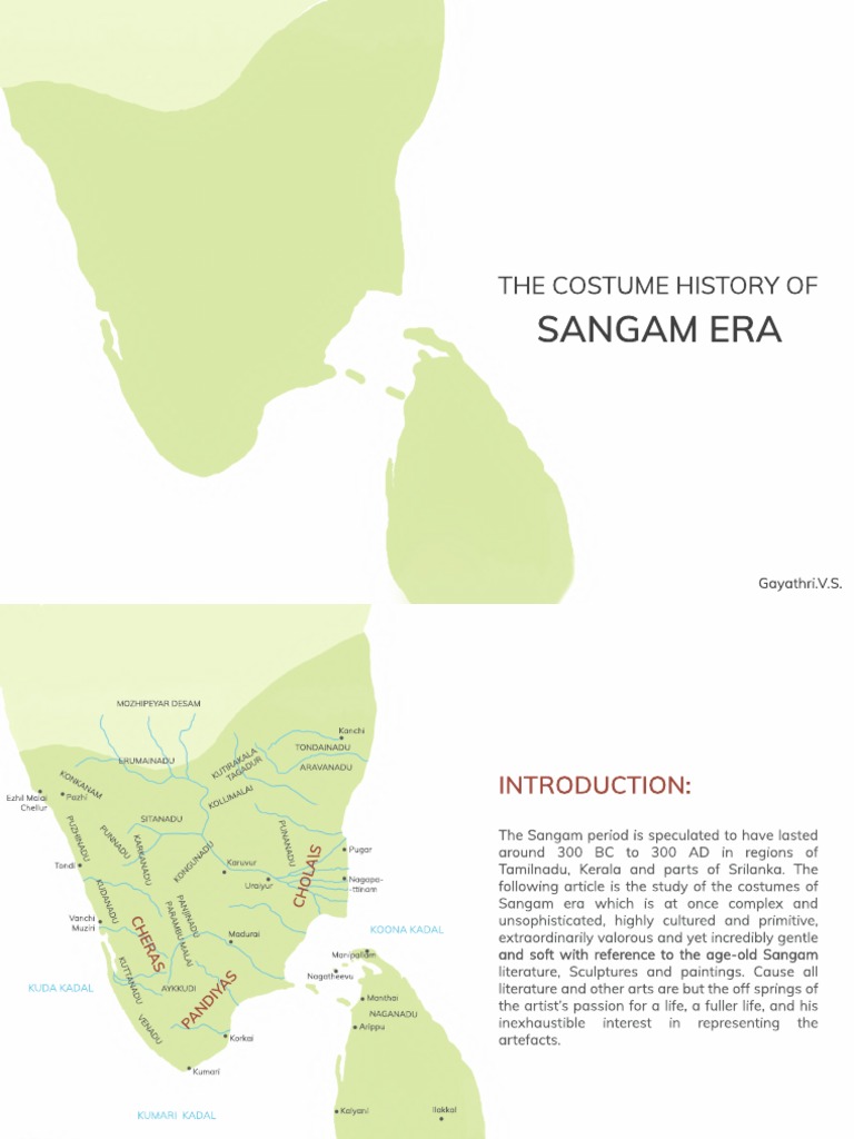 Sangam Era - The Costume History | PDF
