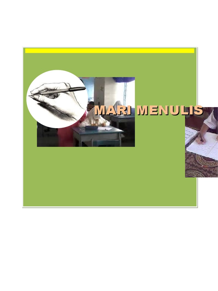 Modul Mari Menulis Tahun 1 | PDF