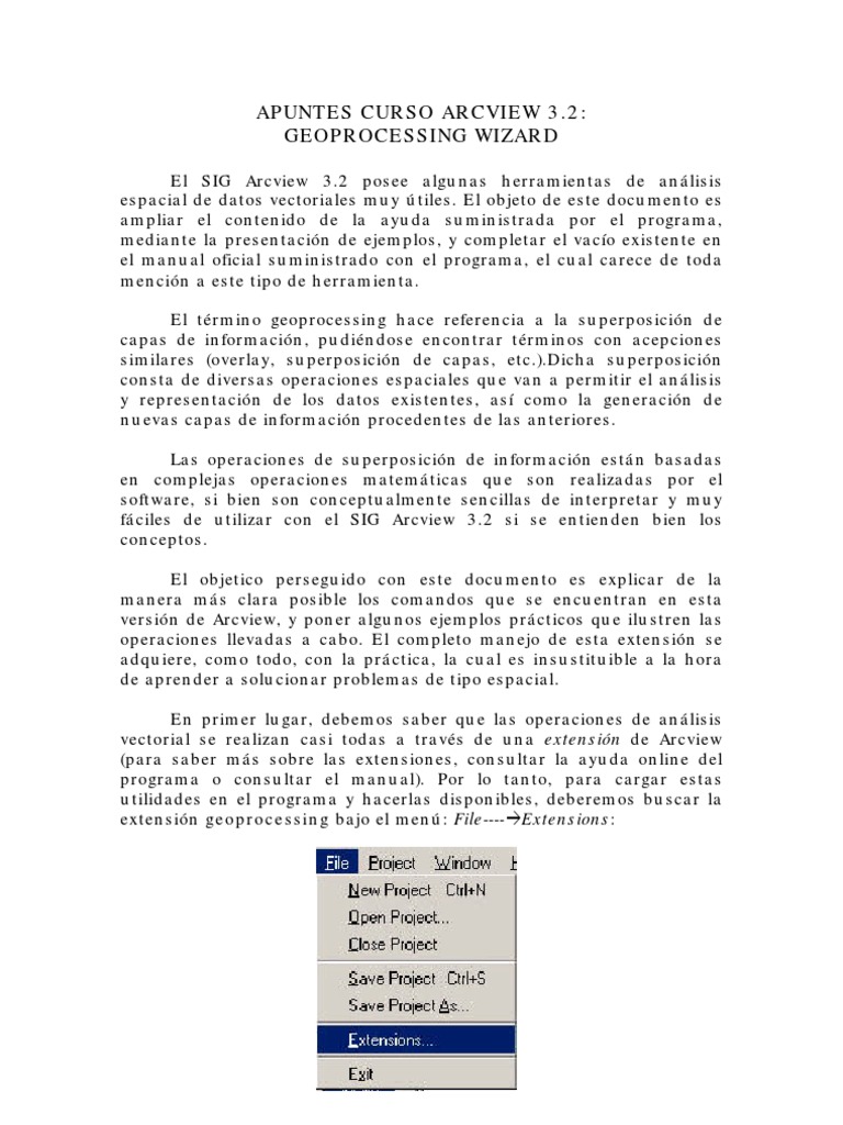 Geoprocessing | PDF