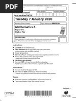 Hannah Kettle 3H Predicted Paper | PDF | Quadratic Equation | Mathematics