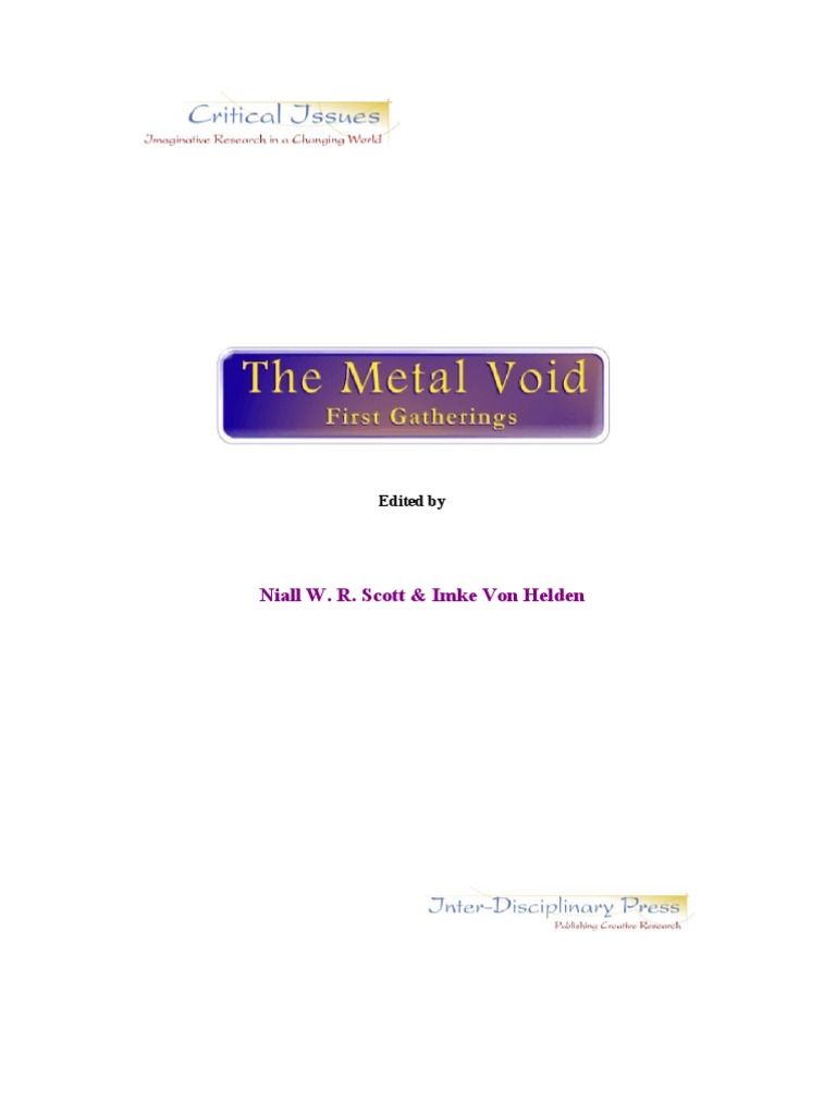 The Metal Void | PDF | Heavy Metal Music | Science
