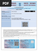 Pancard Back Side | PDF