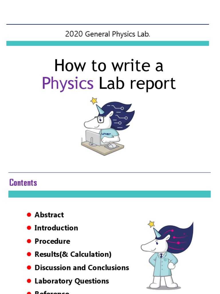 Physics Lab Report Guide | PDF | Force | Mass