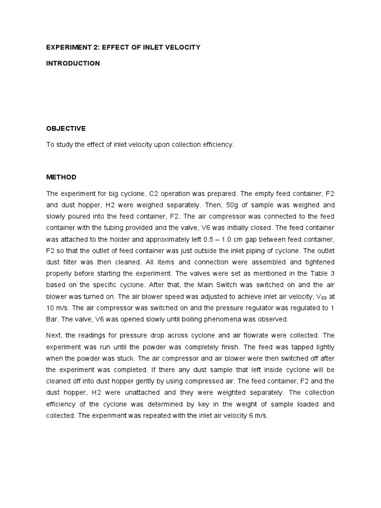 Experiment 2 Intro Obj Method Pdf Home Garden