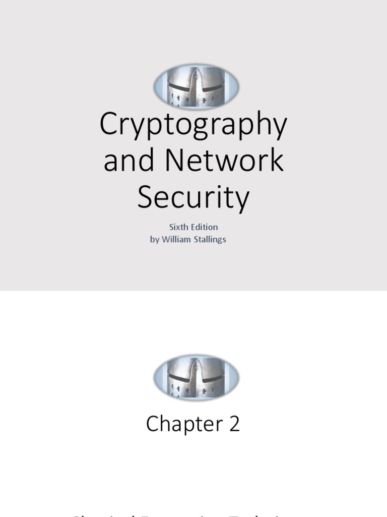 Cryptography and Network Security: Sixth Edition by William Stallings ...