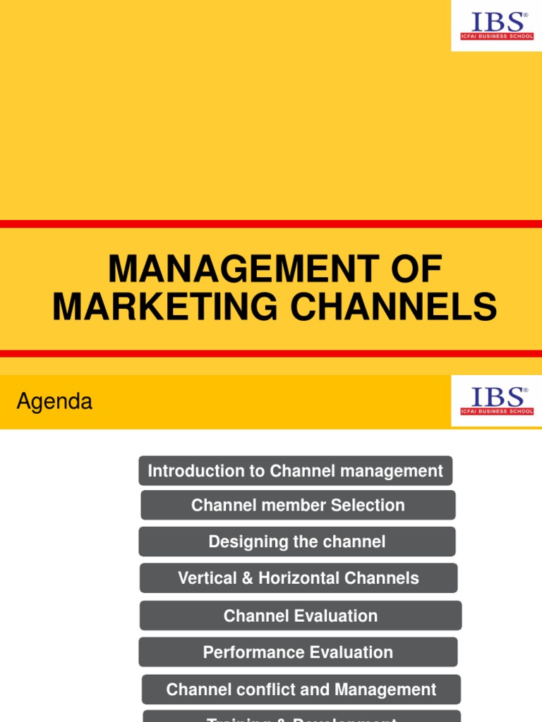 Management of Marketing Channels | PDF | Retail | Marketing