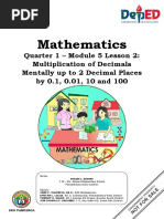 MATH 6 - Q1 - Mod3 | PDF | Division (Mathematics) | Fraction (Mathematics)