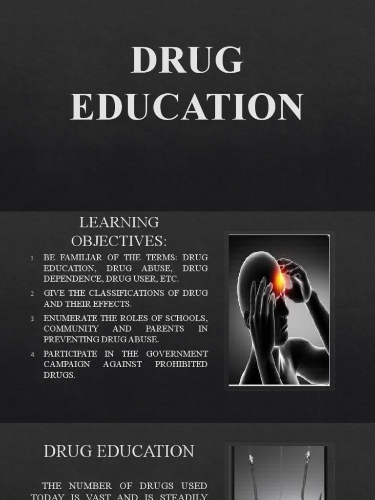 Drug Education | PDF | Substance Dependence | Drugs