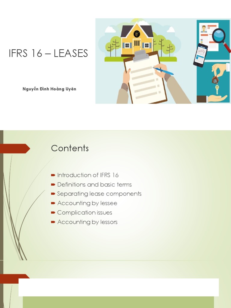 IFRS 16 - Leases - SV | PDF | Lease | Option (Finance)