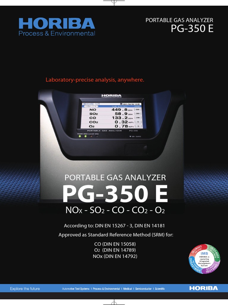 4804 - PG-350 Portable Multi Component Analyser EN | PDF | Calibration ...