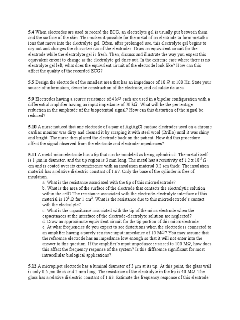 ENGG 166 Final HW | PDF | Amplifier | Electrical Impedance