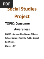Class 10 Project On Consumer Awareness 6 | PDF | Consumer Protection ...