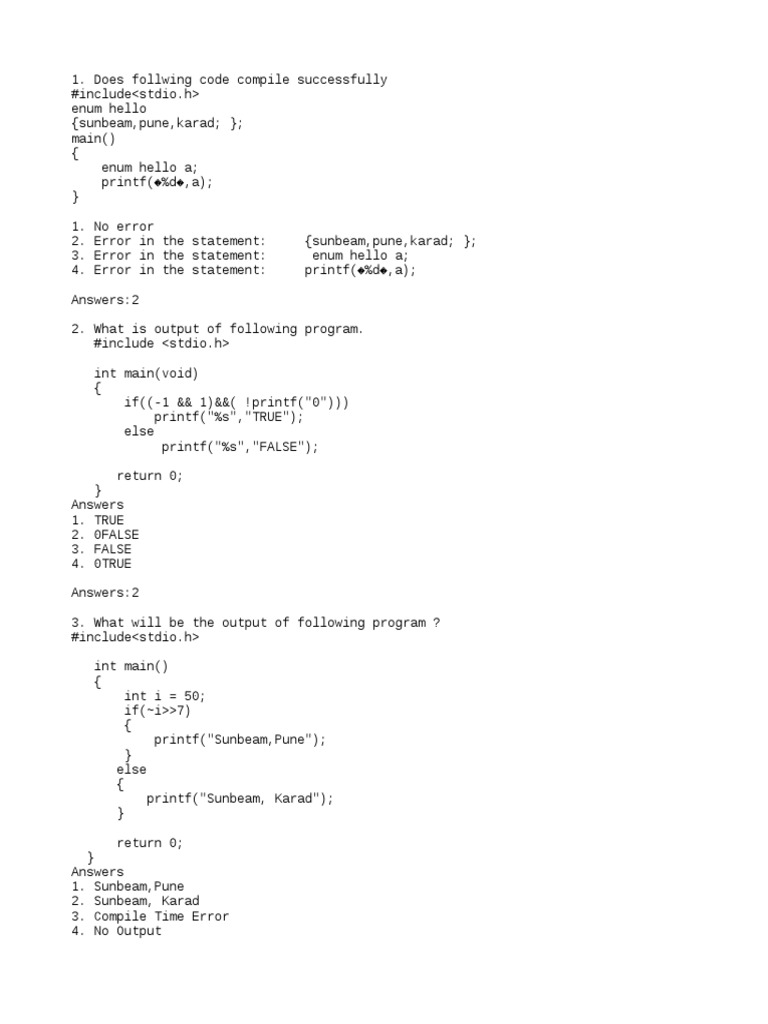 Quiz 2 | PDF | Computer Science | Notation