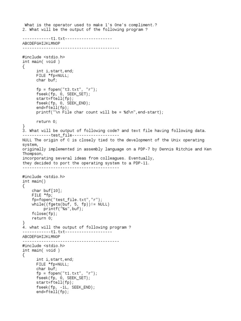 C 10 | PDF | Computer Programming | System Software