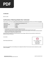 Bank Account Confirmation Letter | PDF
