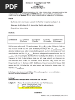 Modellsatz 6 DSD II Mit Lösungen | PDF