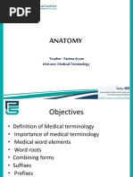 Basic Medical Terminology Overview | PDF | Grammar | Linguistic Morphology
