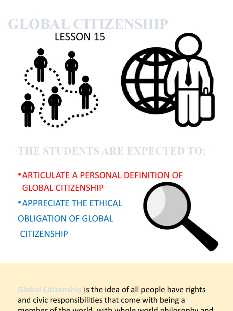 Defining Global Citizenship Principles | PDF | Civil Society ...