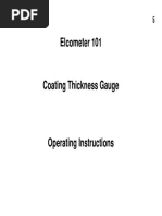 Calibrating the Elcometer 456 Gauge | PDF | Calibration | Accuracy And ...