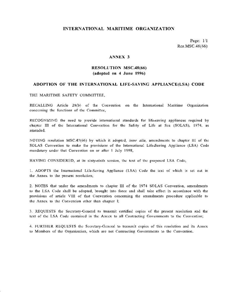 LSA Code 2010 Ed | PDF