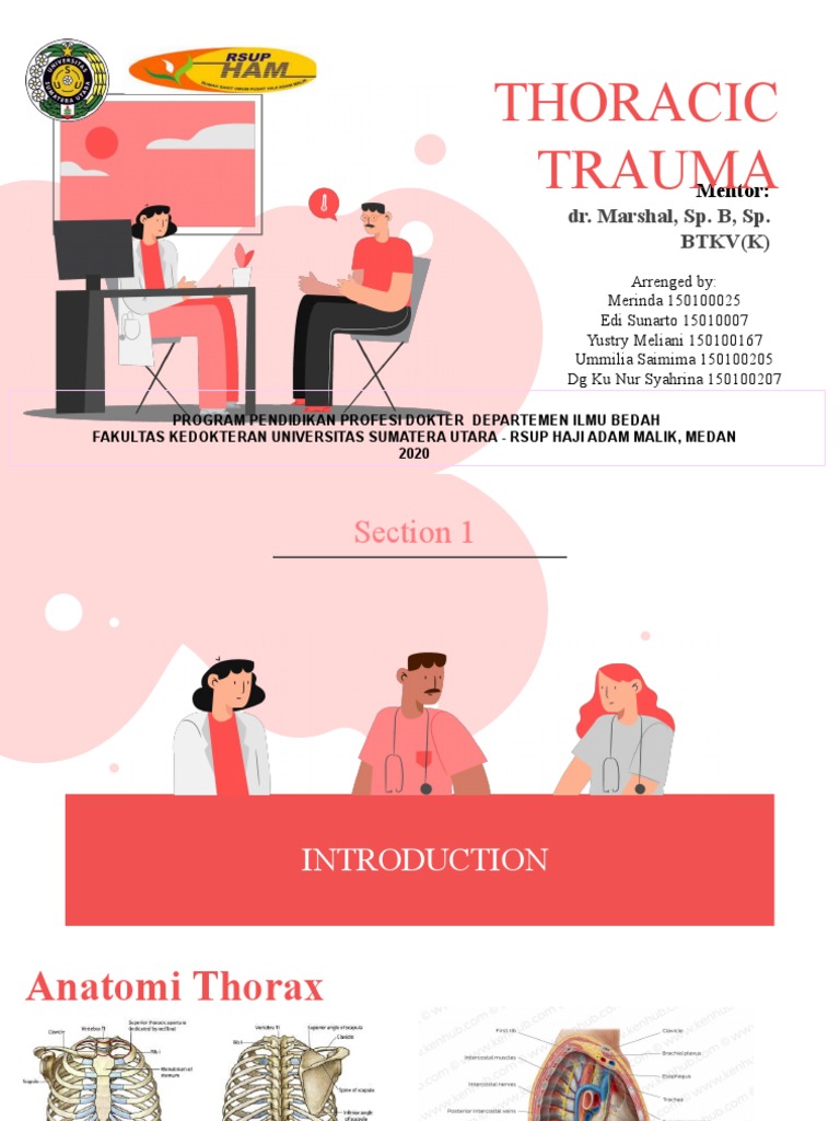 Trauma Thorax 2 | PDF | Thorax | Thorax (Human Anatomy)