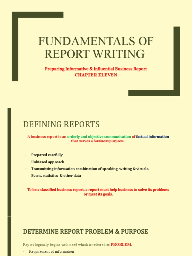 Fundamentals of Report Writing | PDF | Statistics | Hypothesis