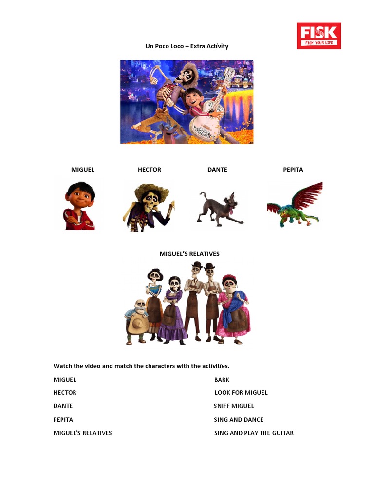 Un Poco Loco Activity Guide | PDF