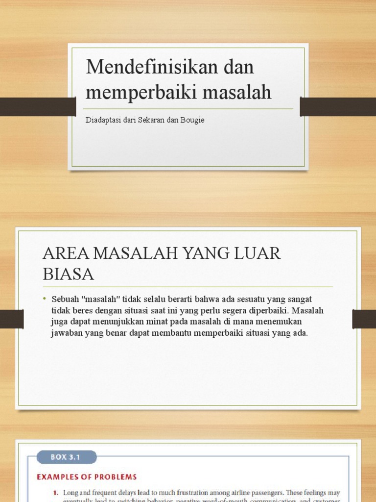 Chapter 3 Defining and Refining The Problem - En.id | PDF