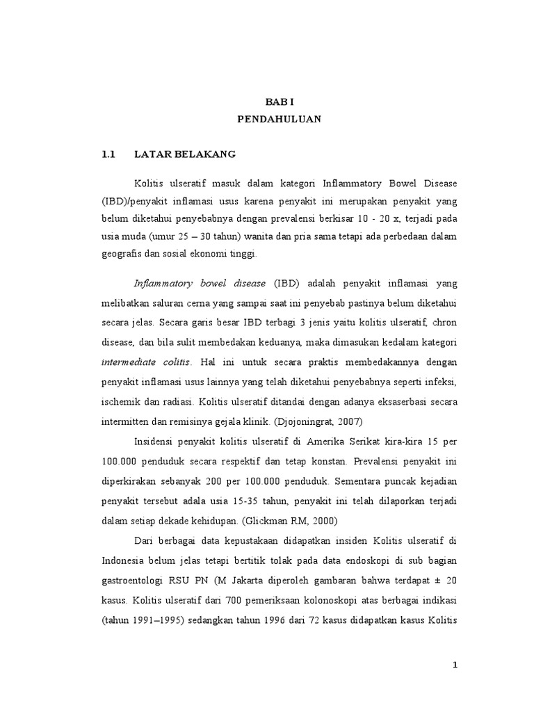 Askep Kolitis Ulseratif New | PDF