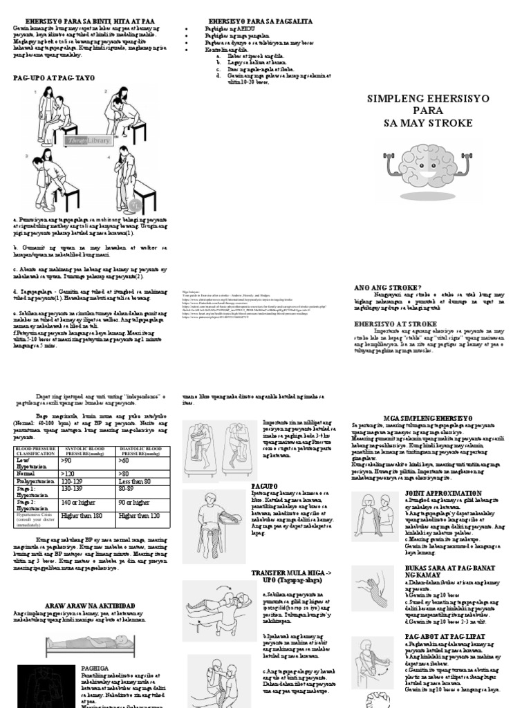 Stroke Pamphlet Tagalog | PDF
