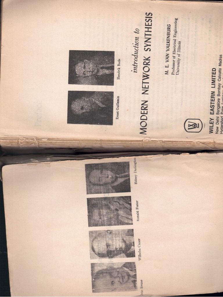 Introduction To Modern Network Synthesis PDF | PDF