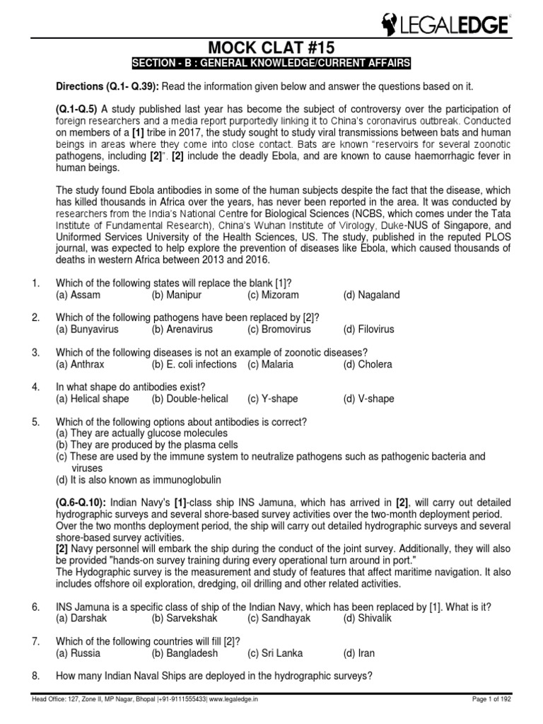 15 To 45 CLAT 2021, GK - Questions PDF | PDF | Surrogacy | Gross Domestic Product