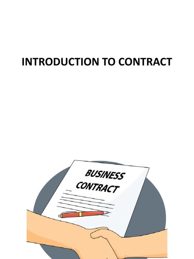 Introduction To Contract | PDF | Offer And Acceptance | Auction