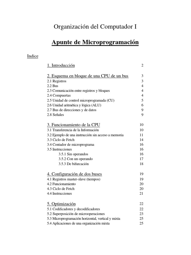 Micropr | PDF | Poco | Unidad Central de procesamiento