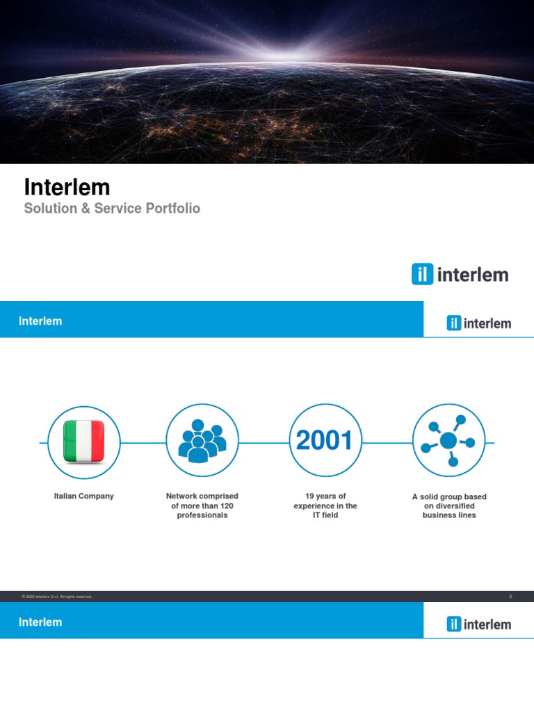 Interlem: Solution & Service Portfolio | PDF | Sap Se | Internet Of Things