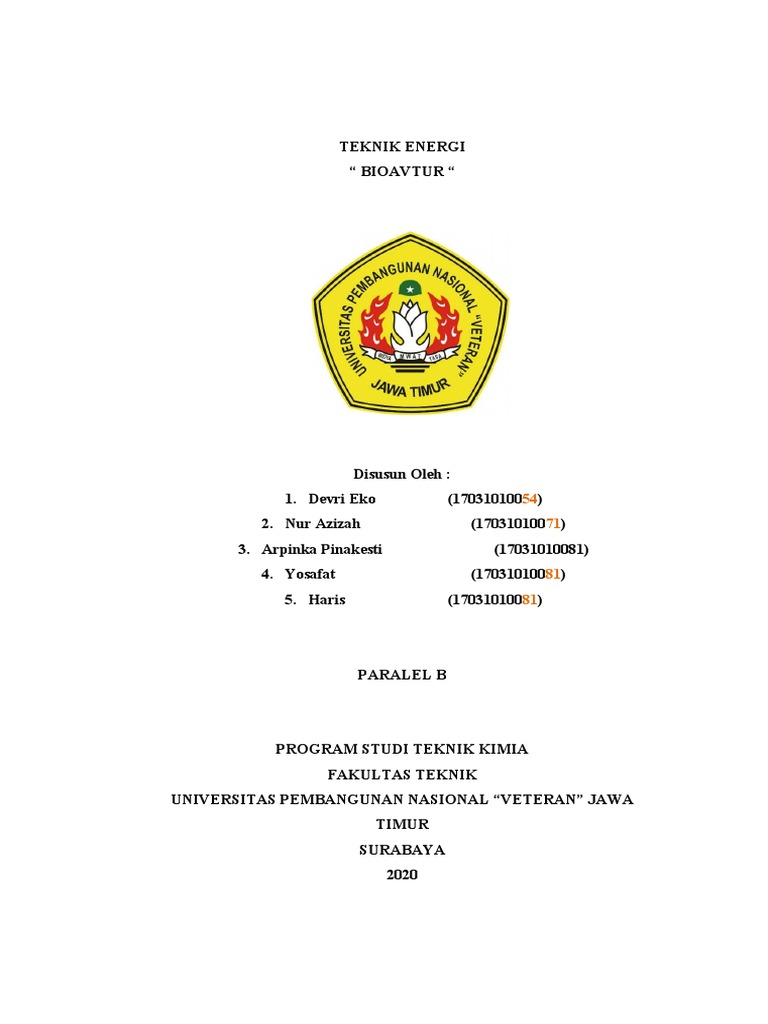 Bioavtur: Solusi Energi Terbarukan Indonesia | PDF