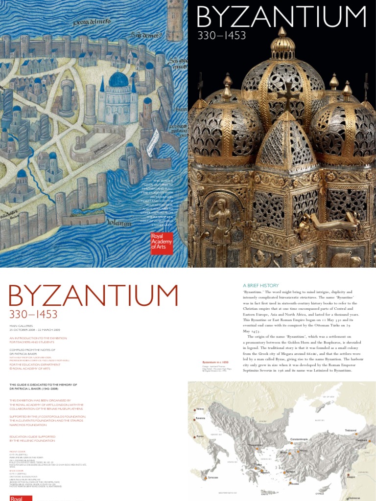 Byzantium Education Guide | PDF | Constantinople | Icon