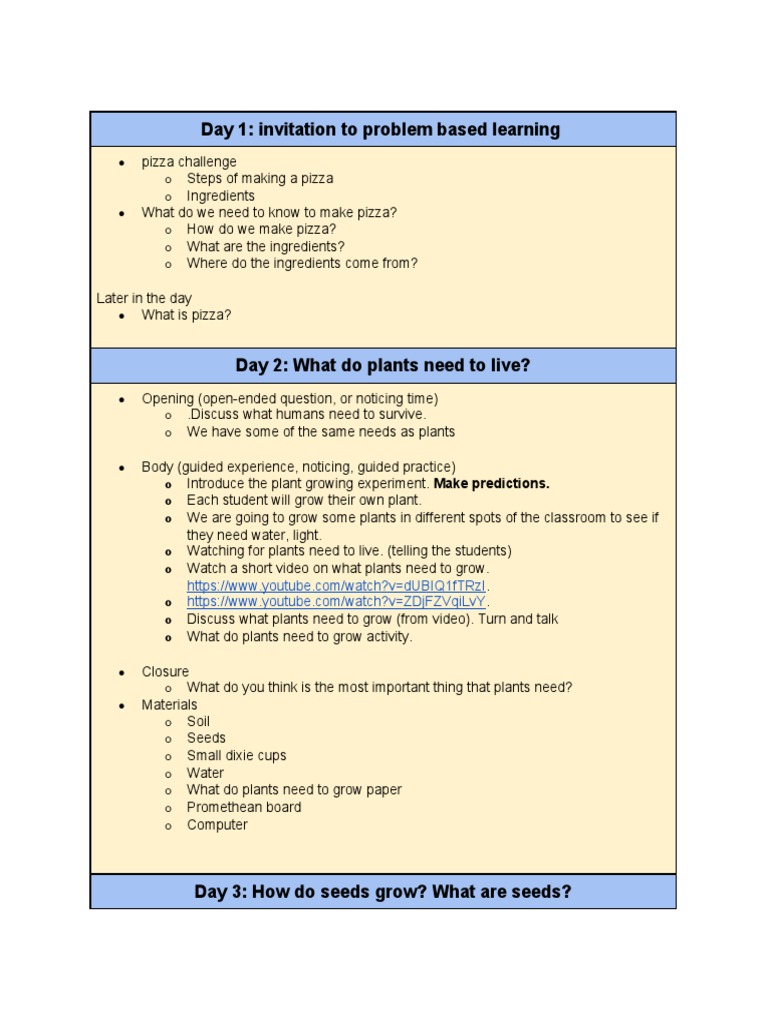 Plant Unit Lesson | PDF | Root | Plants