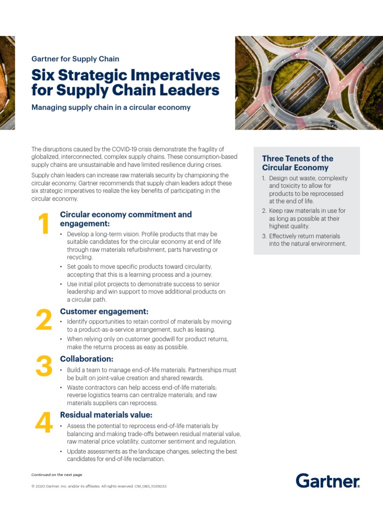 Six Strategic Imperatives For Supply Chain Leaders | PDF | Supply Chain ...