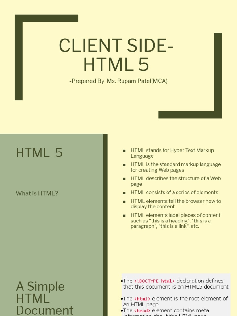 Chapter 2 Full Pdf Html Element Html